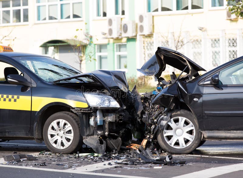 Cars accident stock image. Image of crashed, auto, city - 44819463