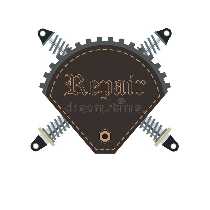 Cars Auto Service Logo and Sign. Vector Illustration Stock Vector ...