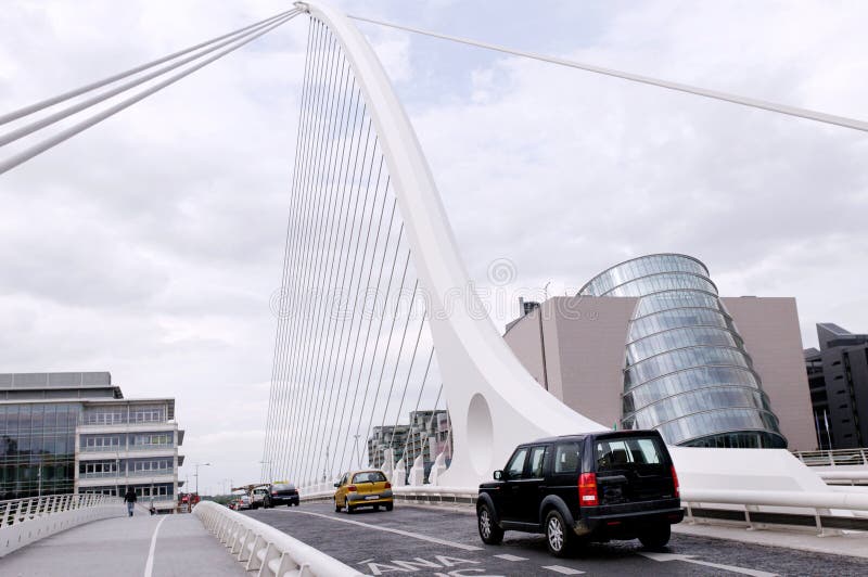 Cars on bridge editorial photo. Image of santiago, john - 18281586
