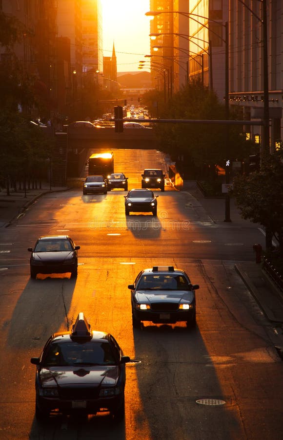 Cars in city stock image. Image of hour, cars, vehicles - 21155607