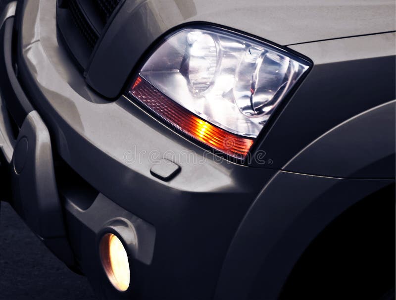 Cars stock photo. Image of sidelight, transport, reflector - 121378528