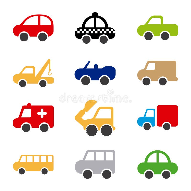 Cars design stock vector. Illustration of pictogram, icons - 33758837