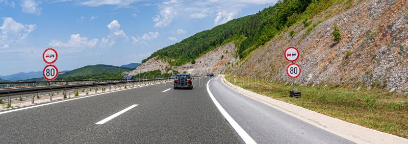 Cars are Driving on the Expressway. Stock Image - Image of cars, auto ...