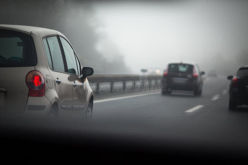 Cars Going Fast on an Interstate Road Stock Image - Image of motorway ...