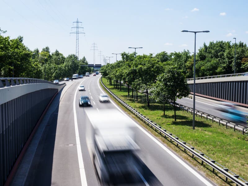 Cars on highway stock image. Image of drive, commuter - 32684757