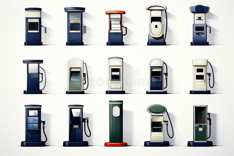 Cars and Hydrogen Gas Stations, the Concept of Cars of the Future on ...