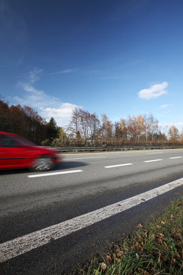 Cars Moving Fast on a Highway Stock Image - Image of fast, race: 13510187