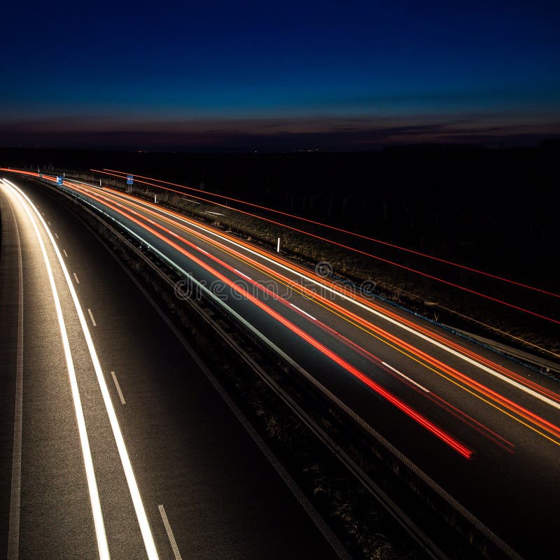 Cars Moving Fast on a Highway Stock Image - Image of fast, race: 13510187