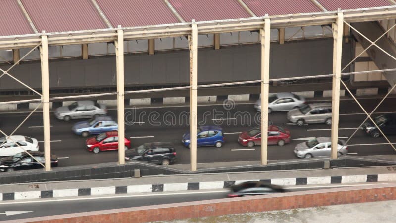 Cars Not Moving in Miami Traffic Rear View Stock Footage - Video of ...