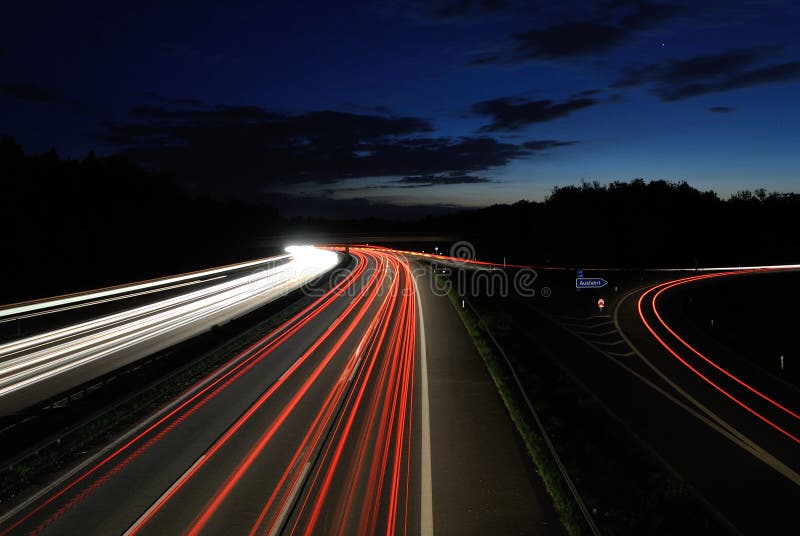 Cars at Night stock image. Image of drive, white, headlight - 31281835