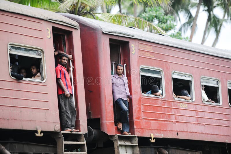 Cars of the Passenger Train with People Editorial Stock Photo - Image ...