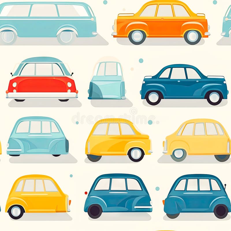 Cars with Shadow Pattern Banner Wallpaper Stock Photo - Image of ...