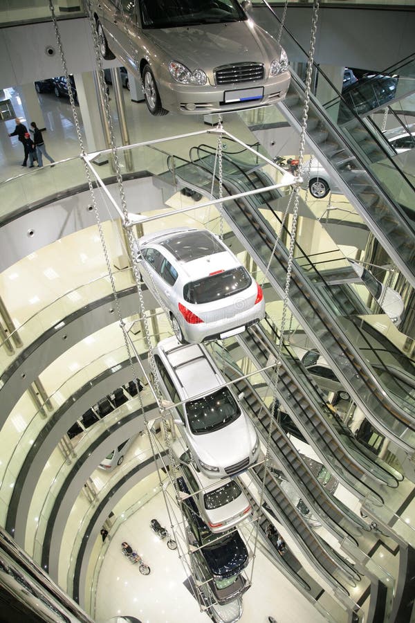 Cars in shop stock image. Image of show, trade, industry - 7889295