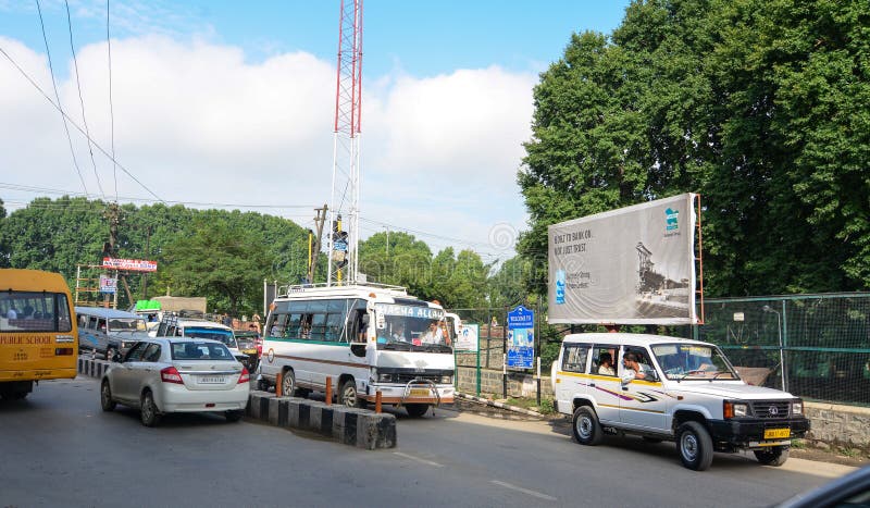Cars on Street in Srinagar, India Editorial Stock Photo - Image of ...