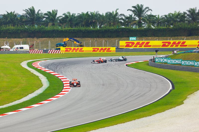 Cars on Track at Qualification of Formula 1 Editorial Stock Photo ...