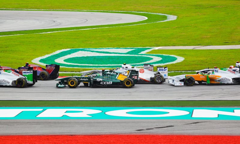 Cars on Track at Race of Formula 1 Editorial Image - Image of formula ...
