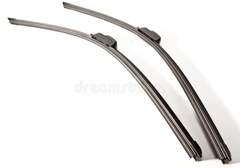 Cars Windshield Wipers on White Background Stock Image - Image of ...
