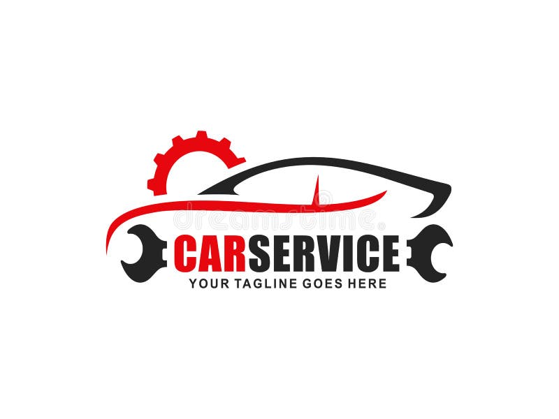 Car service logo stock vector. Illustration of badge - 268986047
