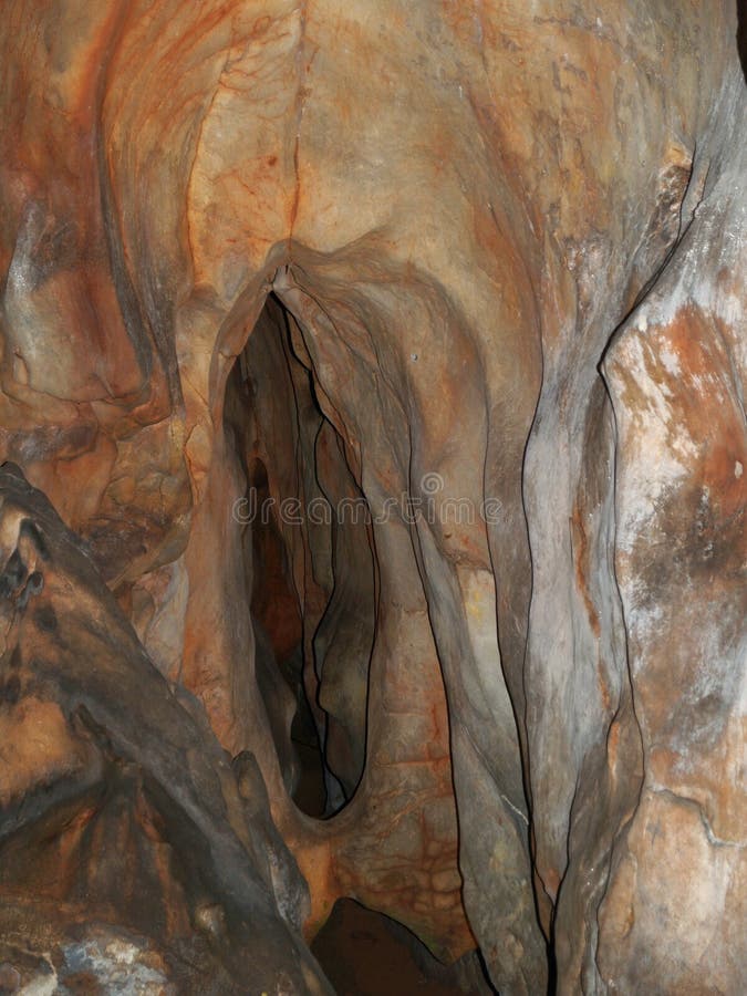 Carst decoration of cave stock image. Image of caveman - 7158357
