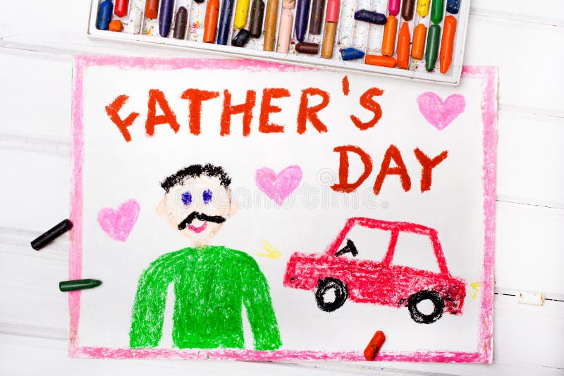 Cartão do dia de pai ilustração stock. Ilustração de rabisco - 72912433