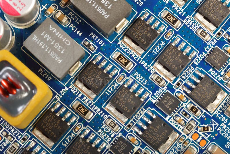 Cartão-matriz Do Material Informático Imagem de Stock - Imagem de forma ...