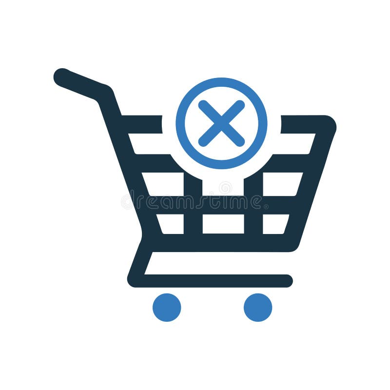 Cart, Basket, Empty Cart Icon. Editable Vector Graphics Stock ...