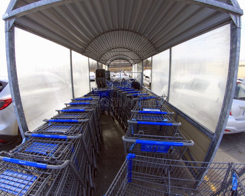 Cart corral stock photo. Image of parking, wheels, shopping - 40263162