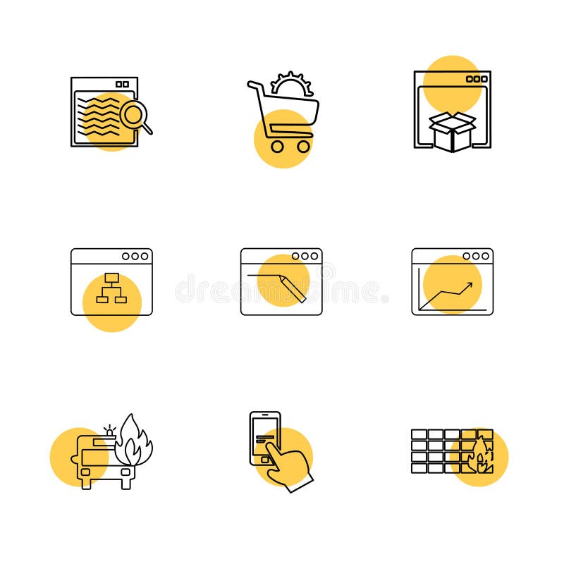 Cart ,dropbox , Windows , Ui , Layout , Web , User Interface , Stock ...