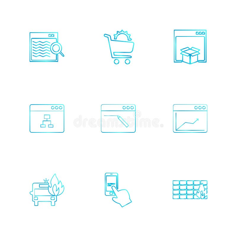 Cart ,dropbox , Windows , Ui , Layout , Web , User Interface , Stock ...