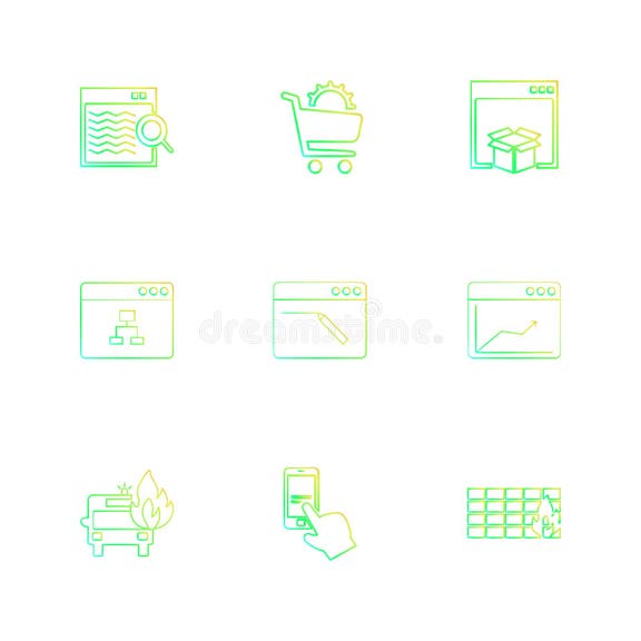 Cart ,dropbox , Windows , Ui , Layout , Web , User Interface Stock ...