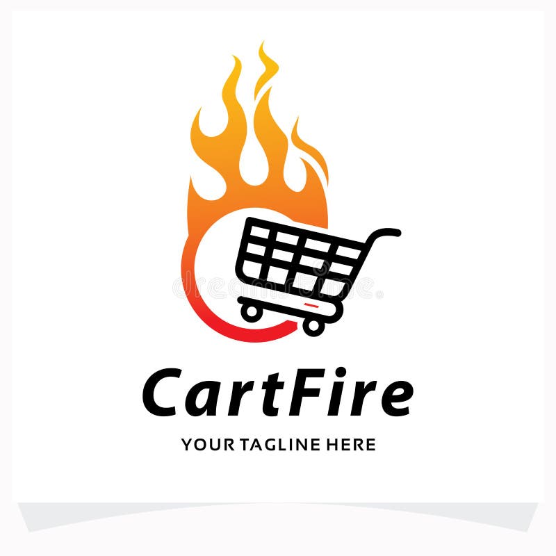 Color Cart Logo Design Template Stock Vector - Illustration of brand ...