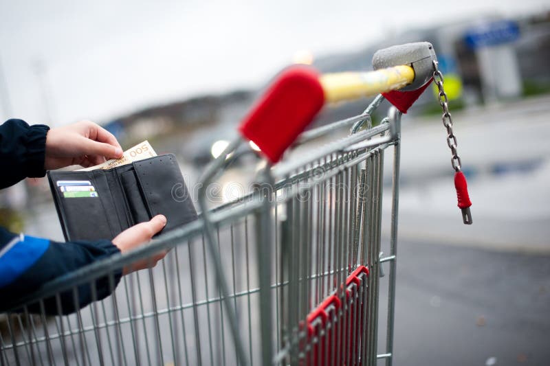 Cart handle stock image. Image of trading, shopping, gray - 21897711