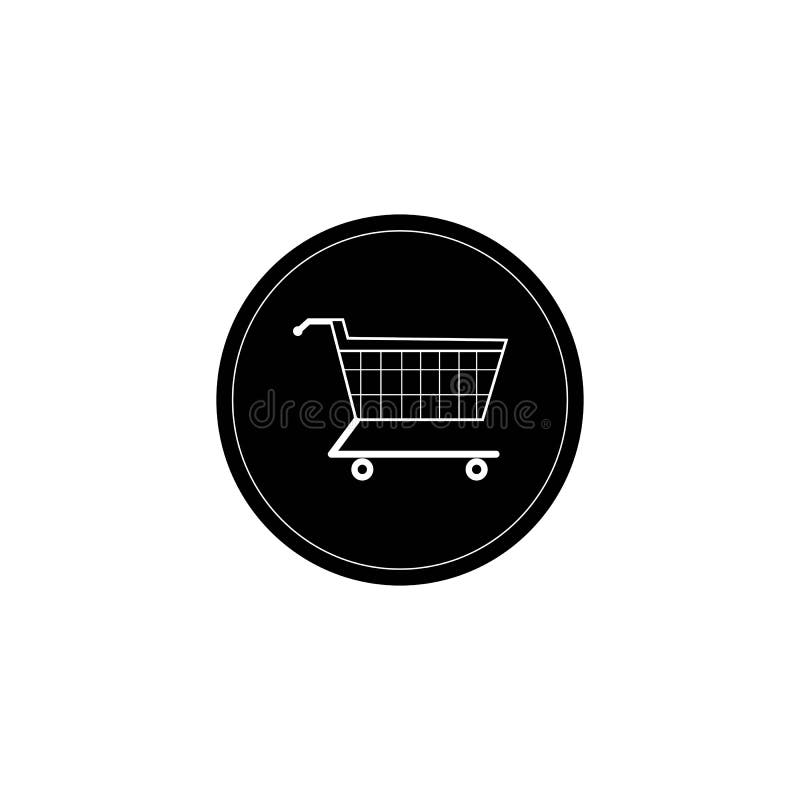 Cart icon logo vector stock illustration. Illustration of wheel - 259681637