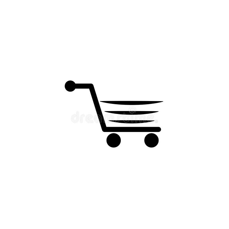 Cart icon logo vector stock illustration. Illustration of purchase ...