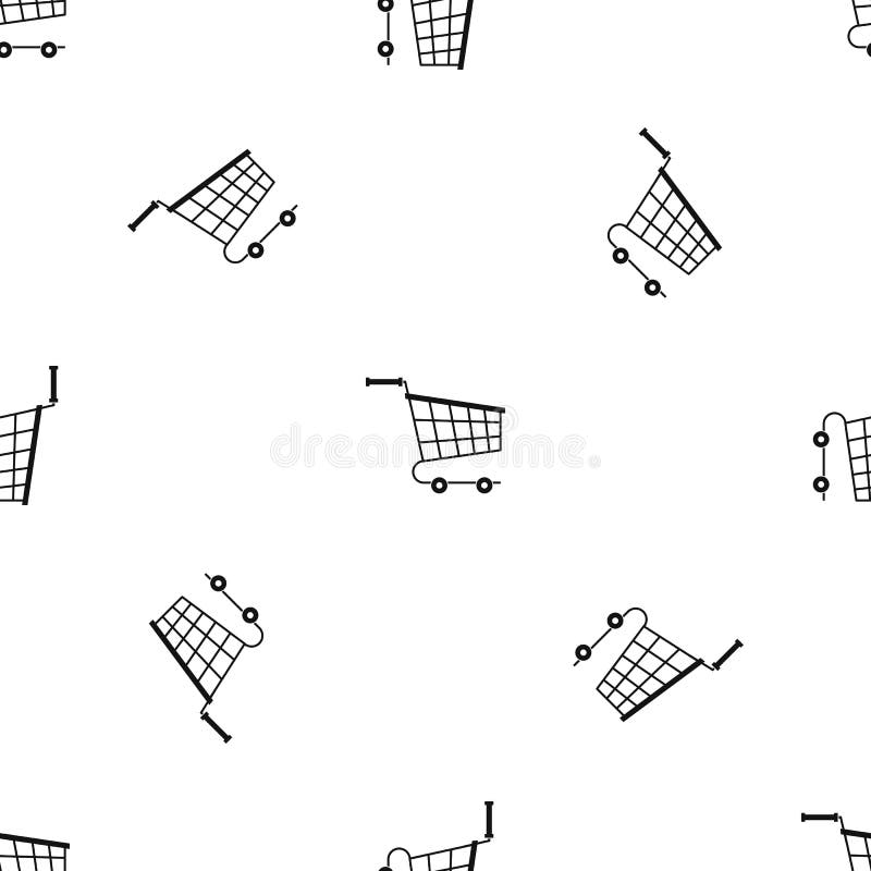 Supermarket Food Items Seamless Background Stock Vector - Illustration ...