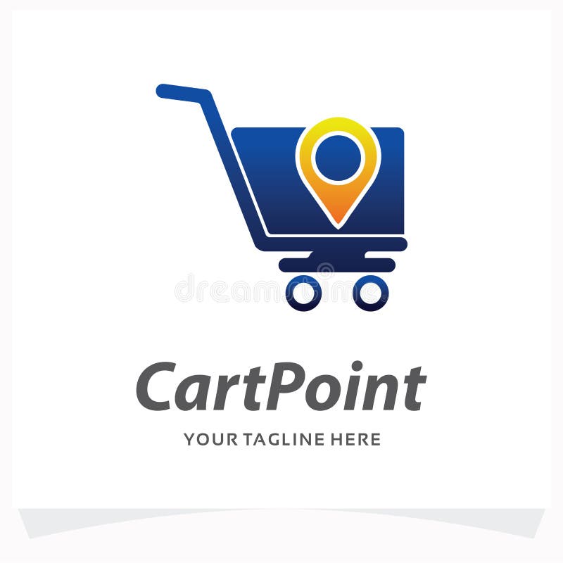 Shop Point Logo Design Template Stock Vector - Illustration of design ...