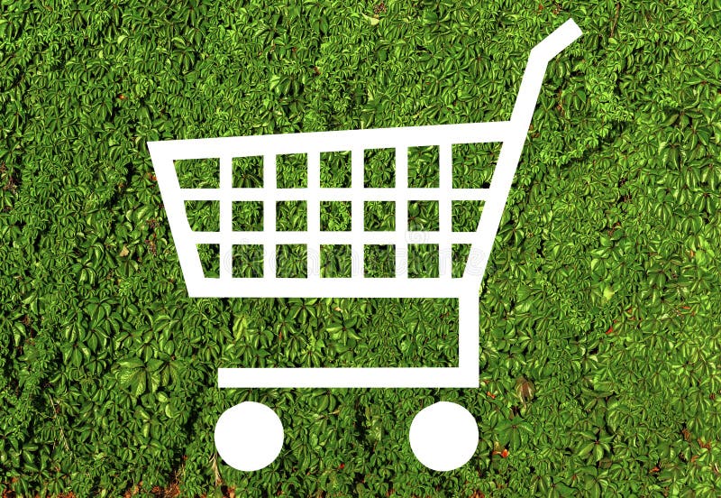 Cart Shape on Green Ivy Hedge Creeper Stock Image - Image of green ...
