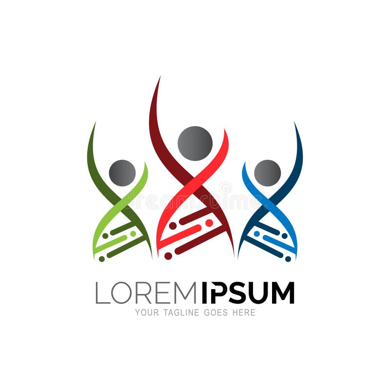 DNA Logo, Icon of Life, Logo of Medical Association Stock Vector ...