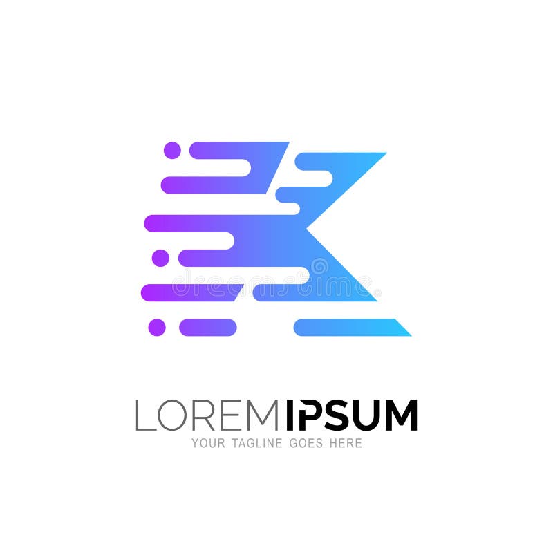 Letter K Delivery Logo Stock Illustrations – 257 Letter K Delivery Logo ...