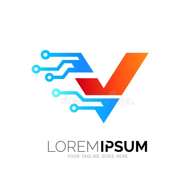 Letter V Logo Stock Illustrations – 22,358 Letter V Logo Stock ...