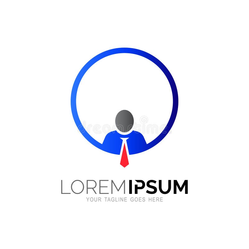 Human Silhouette in a Circular Shape with Circle Stock Vector ...