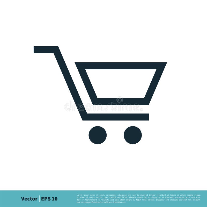 Cart Trolley Icon Vector Logo Template Illustration Design. Vector EPS ...