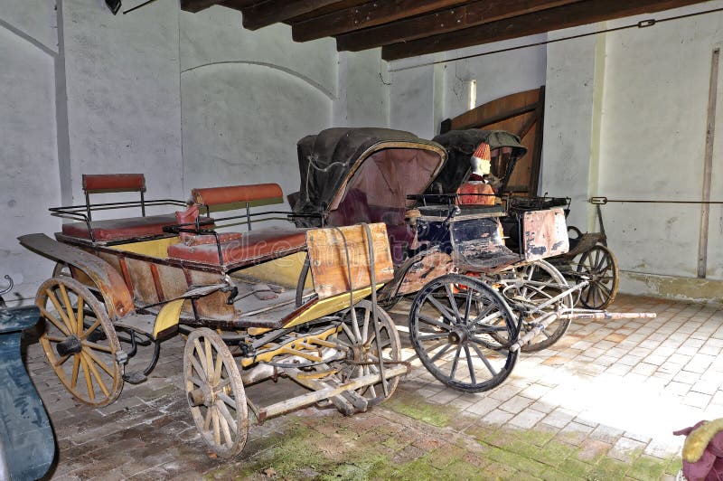 Cart Pulled Horse Forest Road Stock Photos - Free & Royalty-Free Stock ...