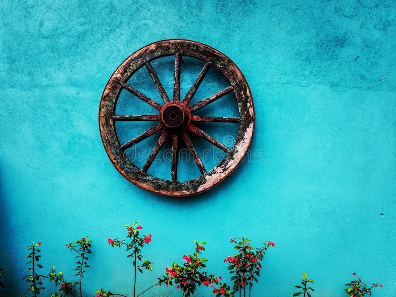 Cart Wheel Artwork editorial image. Image of artwork - 149557900