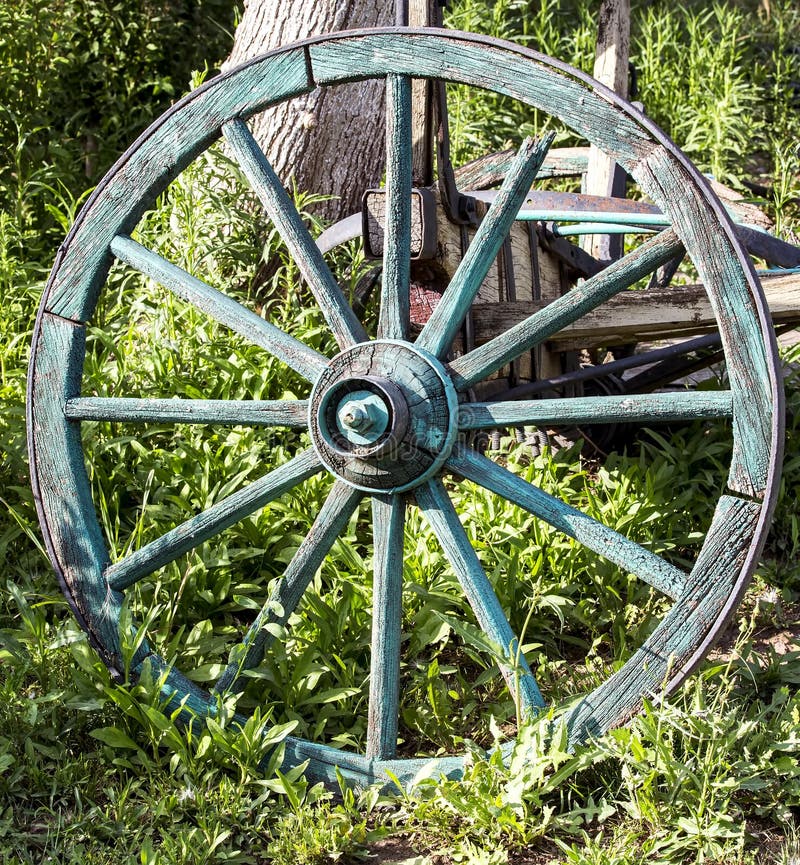 The Cart Wheel stock photo. Image of chariot, carriage - 54998128
