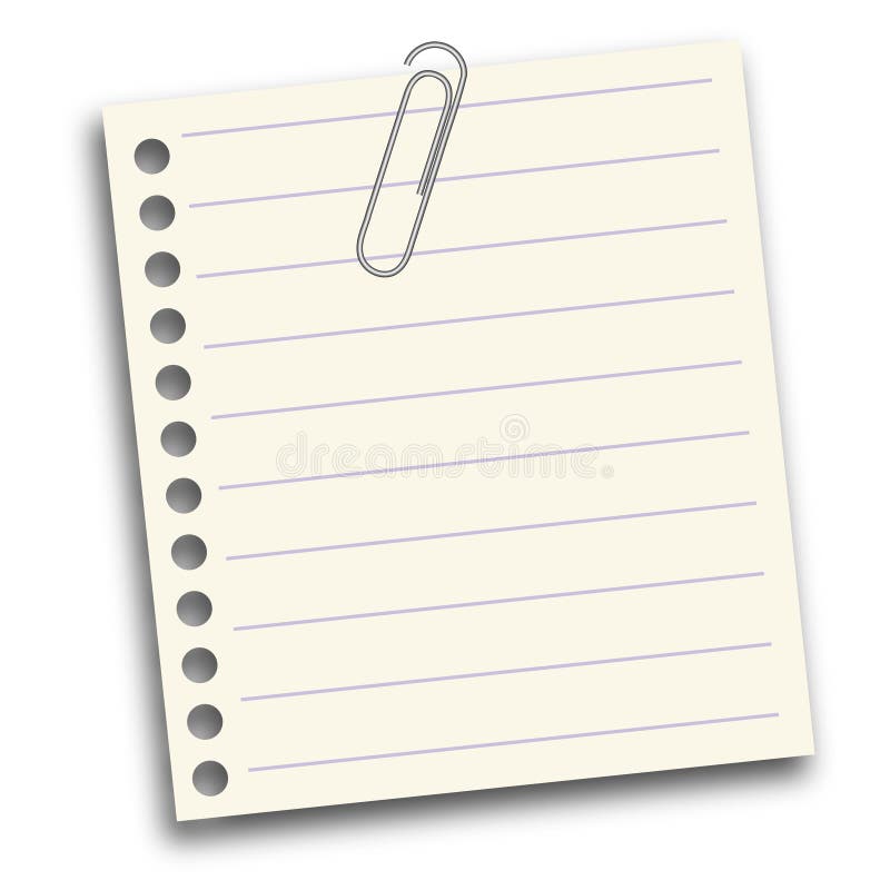 Carta da lettere bianca illustrazione vettoriale. Illustrazione di ...