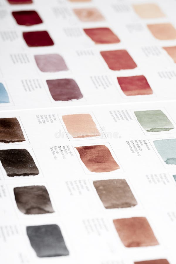 Carta de color foto de archivo. Imagen de color, paleta - 12570068