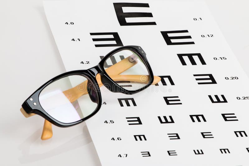 Carta del optometrista foto de archivo. Imagen de salud - 43342148