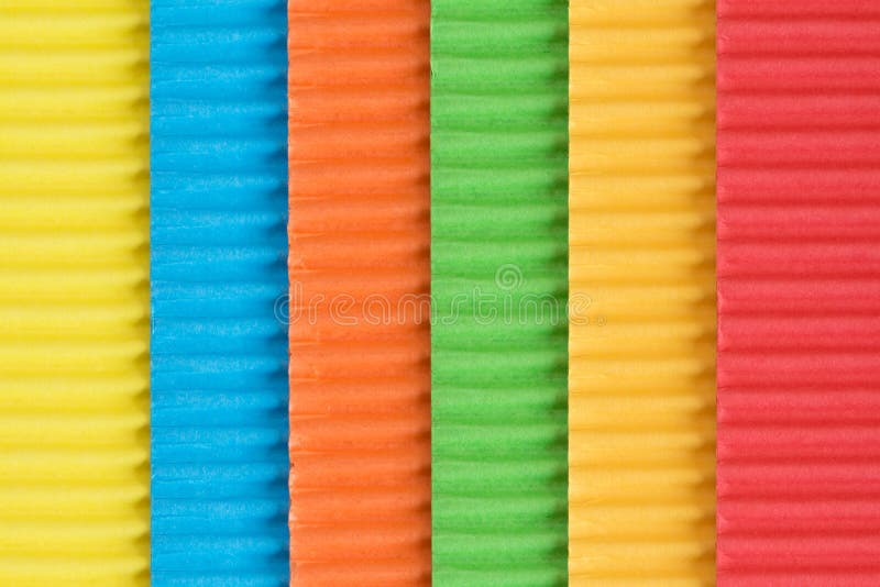 Carta ondulata colorata fotografia stock. Immagine di applicazione ...