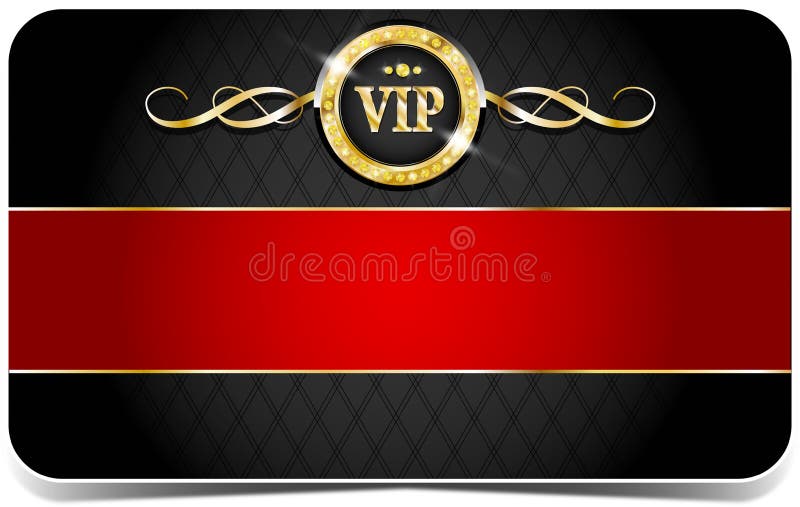 Carta premio di VIP illustrazione vettoriale. Illustrazione di svago ...